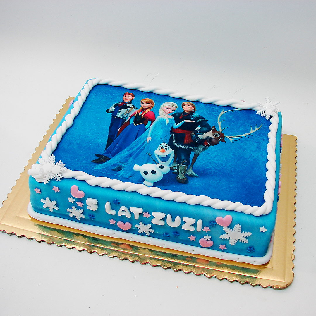 Tort z wydrukiem foto tort dla dzieci Cukiernia Warszawa